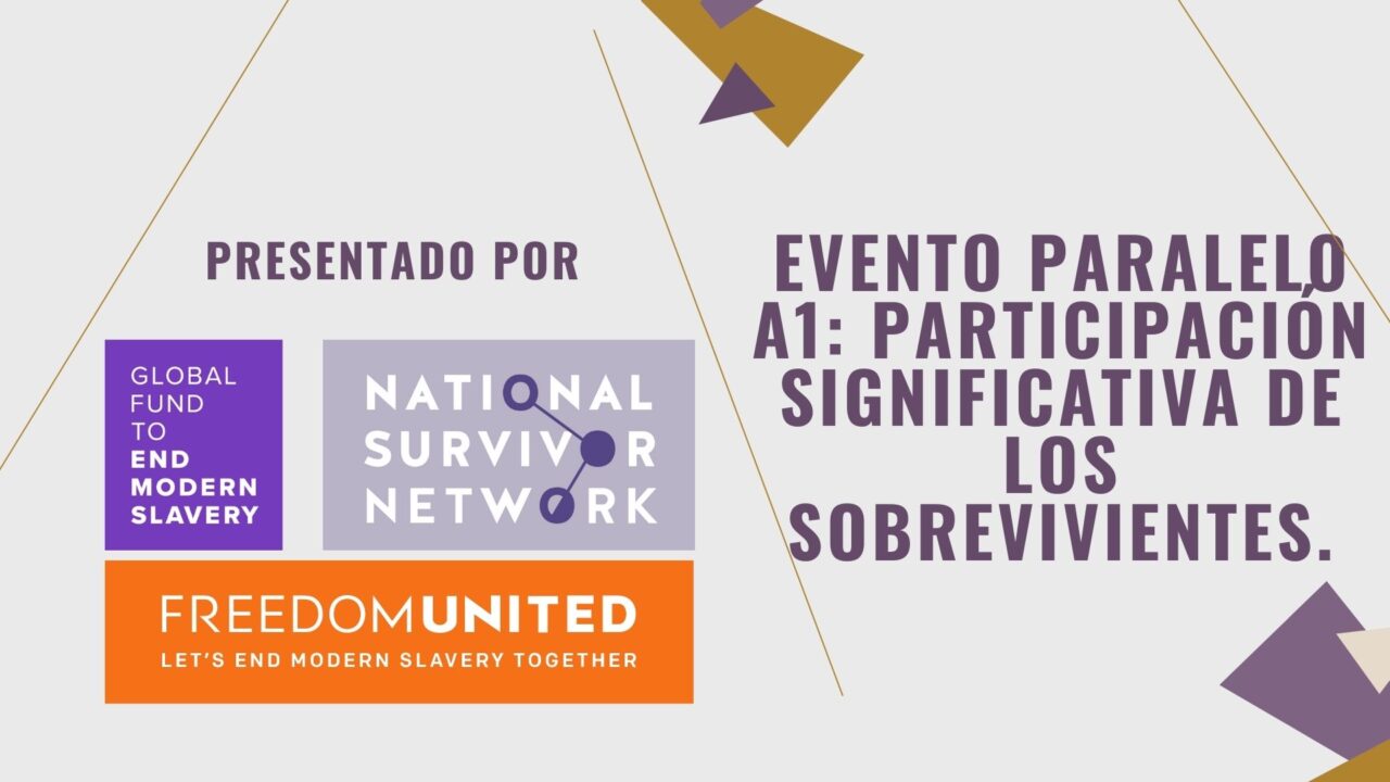 (SP) 2023 Freedom From Slavery Global Forum - Freedom From Slavery Forum